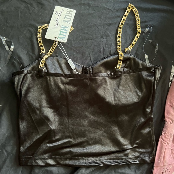 Tops | Silk Cropped Top | Poshmark